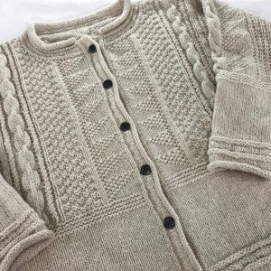 Classic Gansey Cardigan Pattern - Knitting Traditions